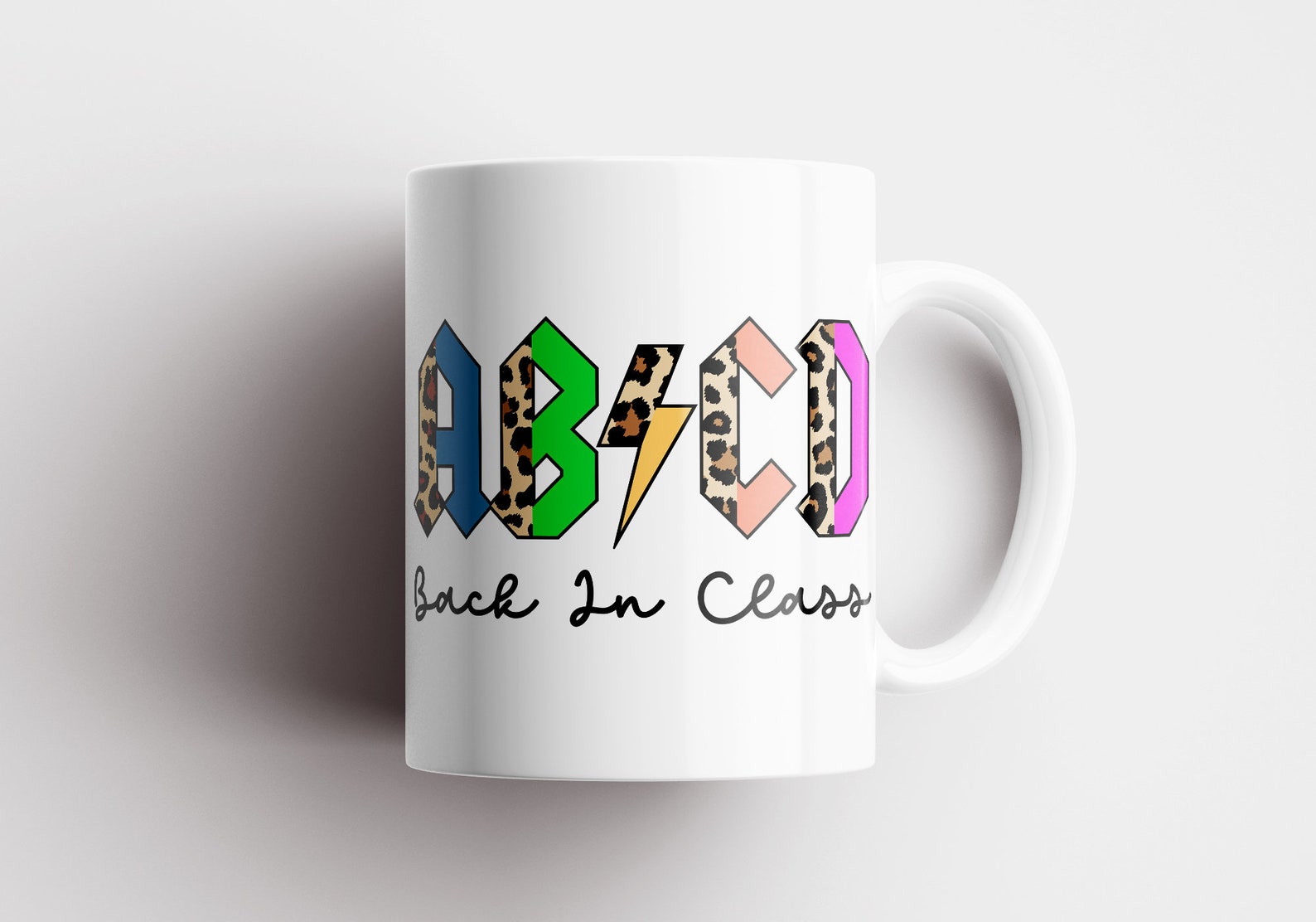 ABCD Back in Class Svg, Back to School Svg, Pencil Lightening Bolt Svg ...