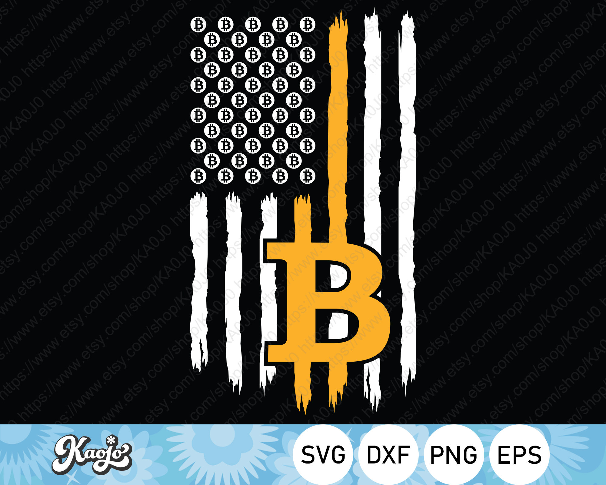 Bitcoin American Flag SVG Distressed Bitcoin USA Flag Svg - Etsy