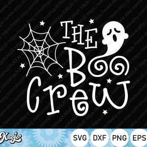 The Boo Crew SVG, Funny Halloween SVG, Kids Halloween SVG, Halloween ...