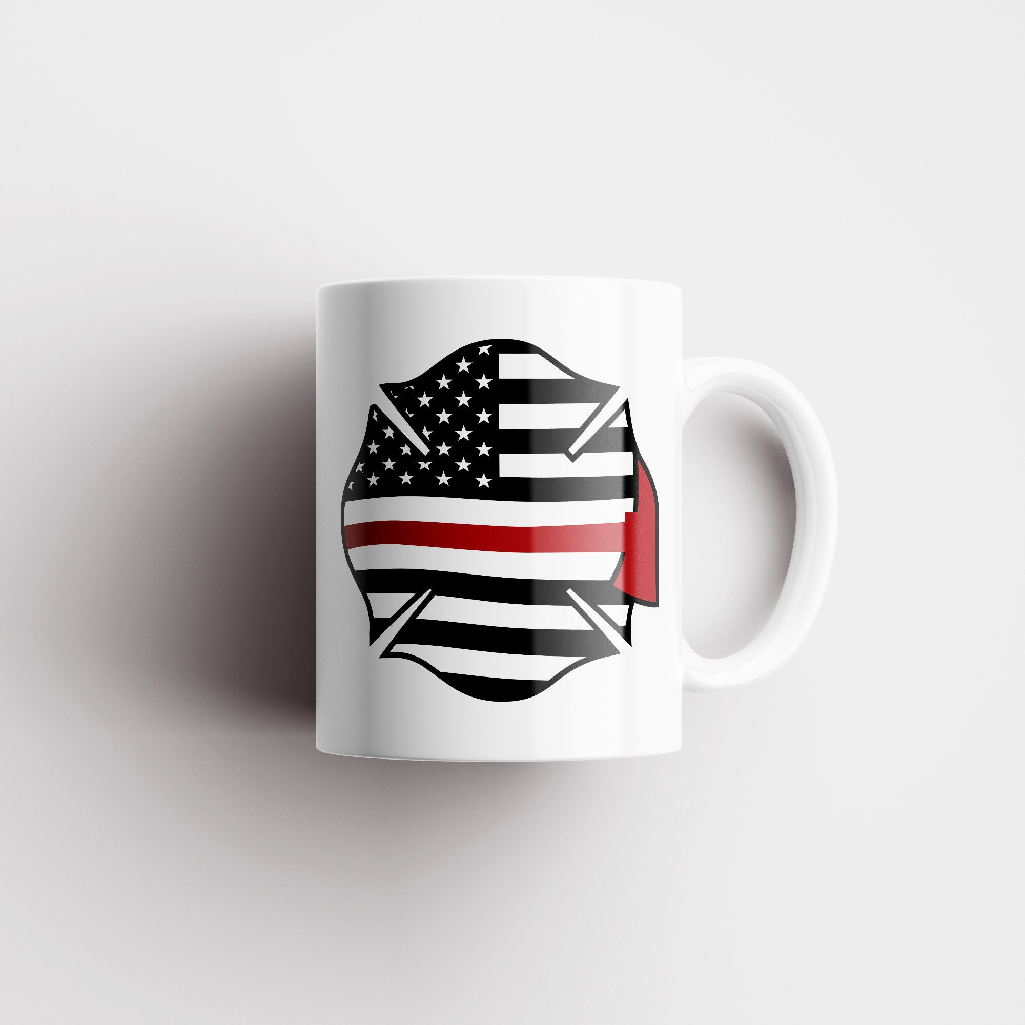 Firefighter Badge American Flag SVG, Fire Department SVG, Instant ...
