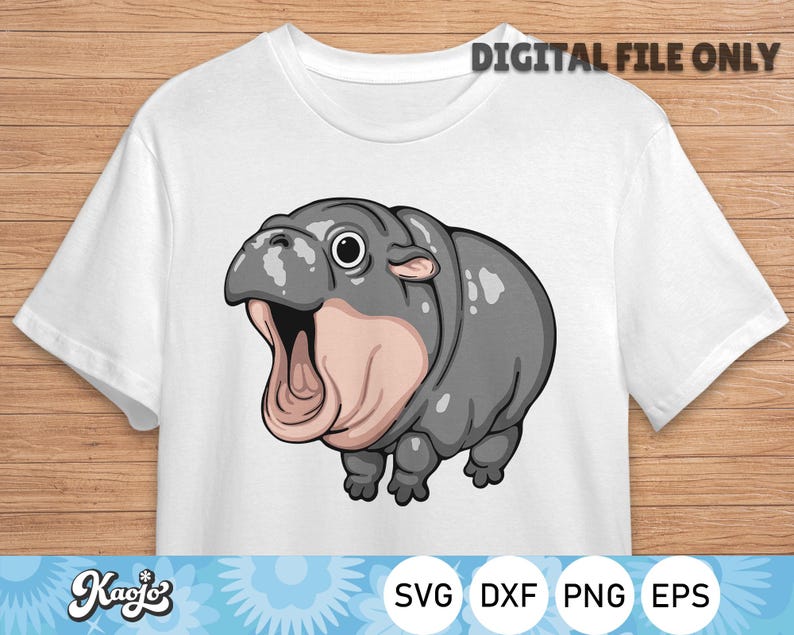 Moo Deng Svg Bundle, Thai Baby Pygmy Hippopotamus Svg, Santa Hippo Svg ...