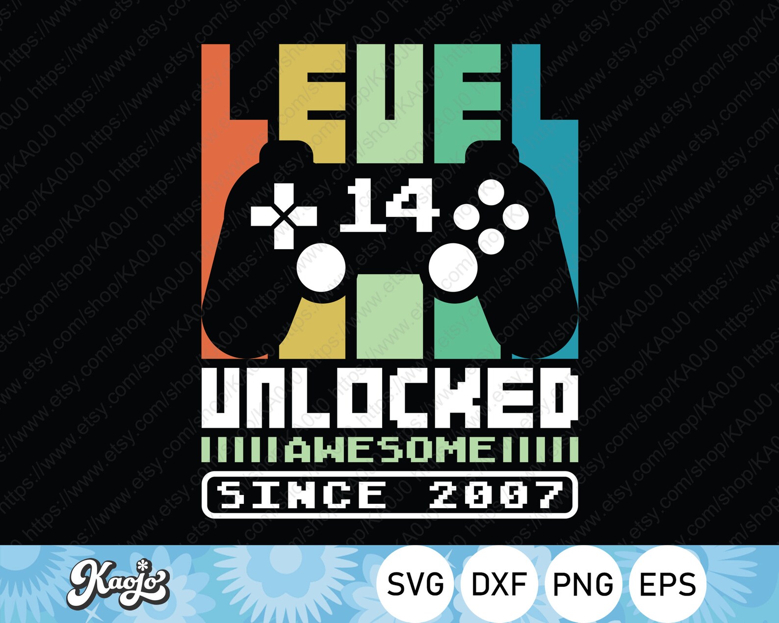 Level 14 Unlocked SVG Level Unlocked Shirt Funny Gaming | Etsy