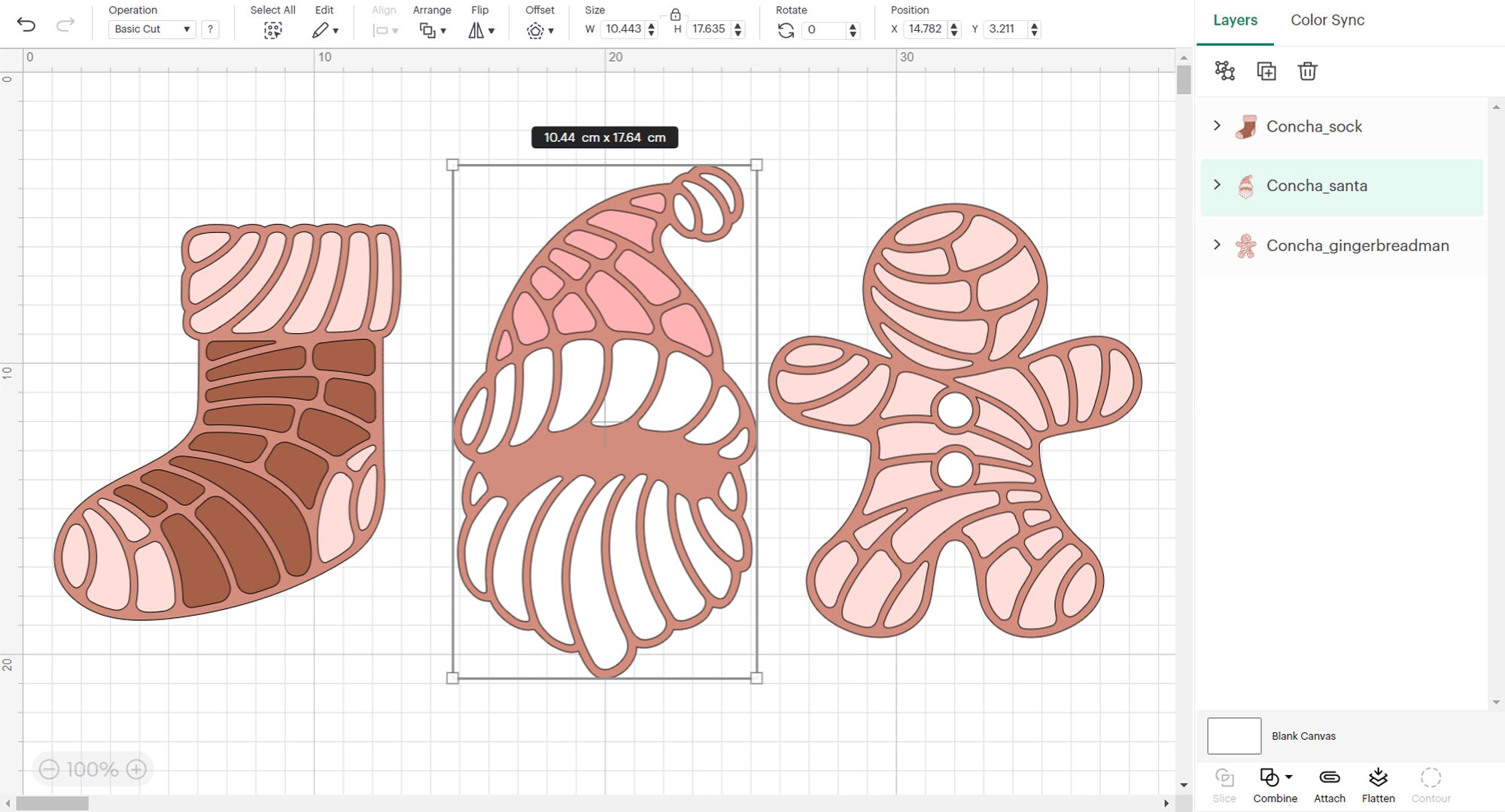 Christmas Conchas SVG Bundle Pan Dulce SVG Cafecito Y Chisme - Etsy