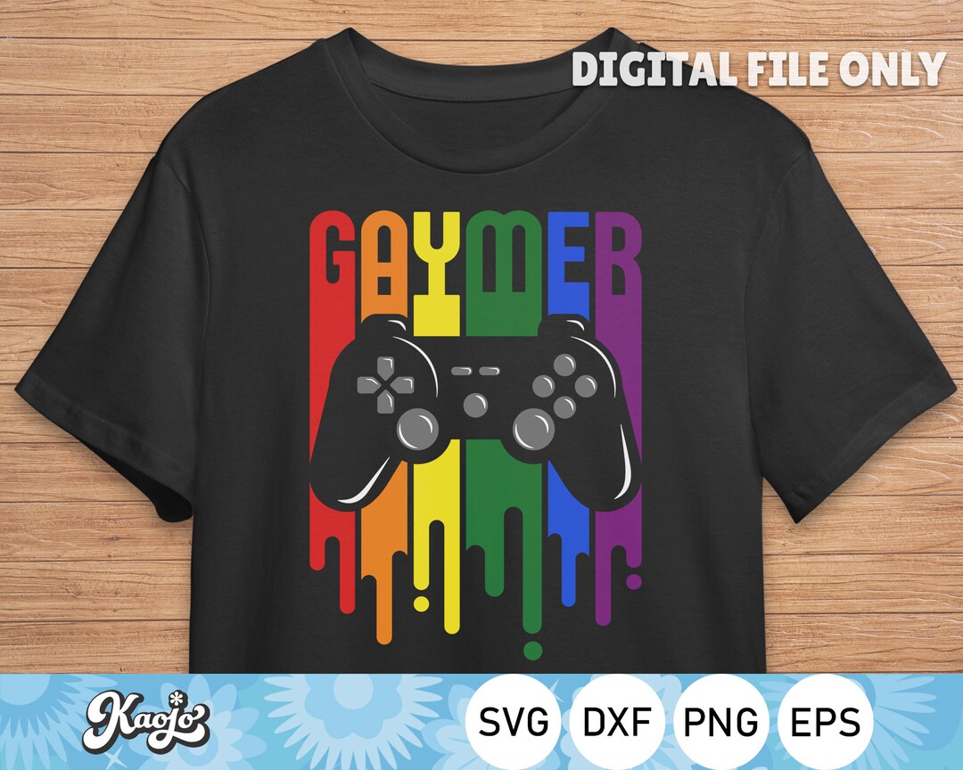 Gaymer Svg Lgbt Rainbow Game Controller Svg Proud Ally Rainbow Flag