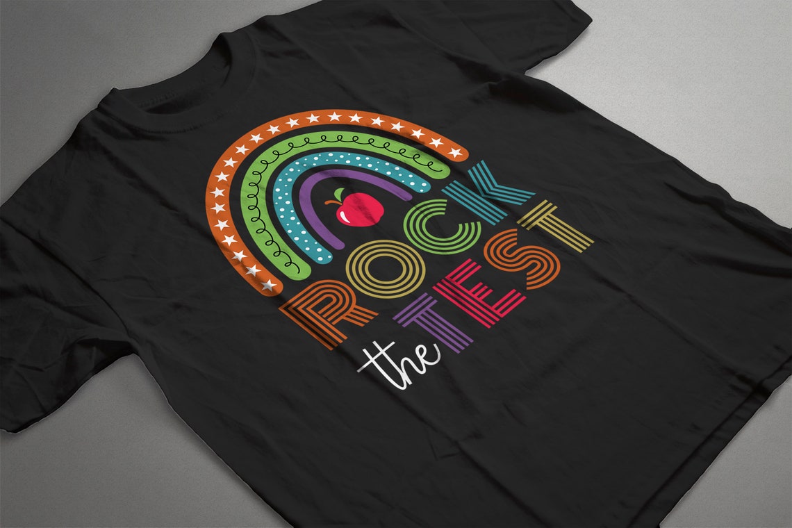 Rock the Test Svg Teacher Testing Svg Teacher Appreciation | Etsy