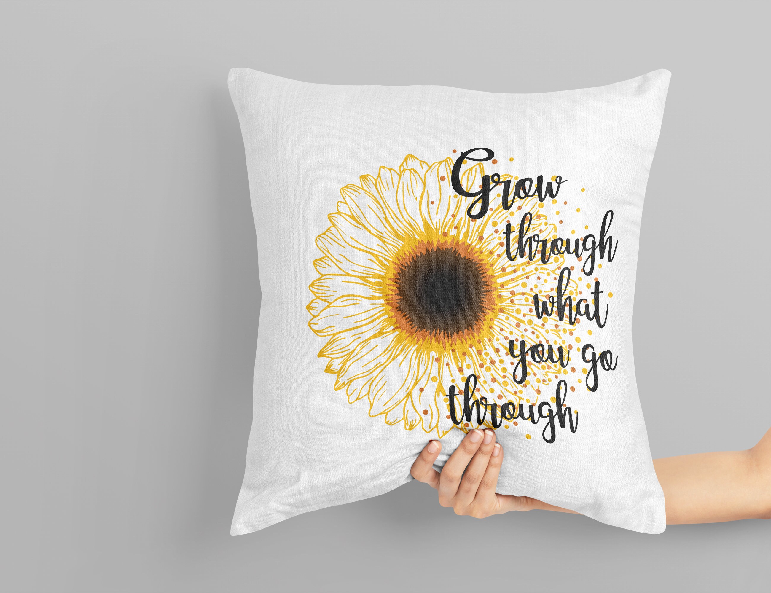 Grow Through What You Go Through SVG Inspirational Teacher | Etsy