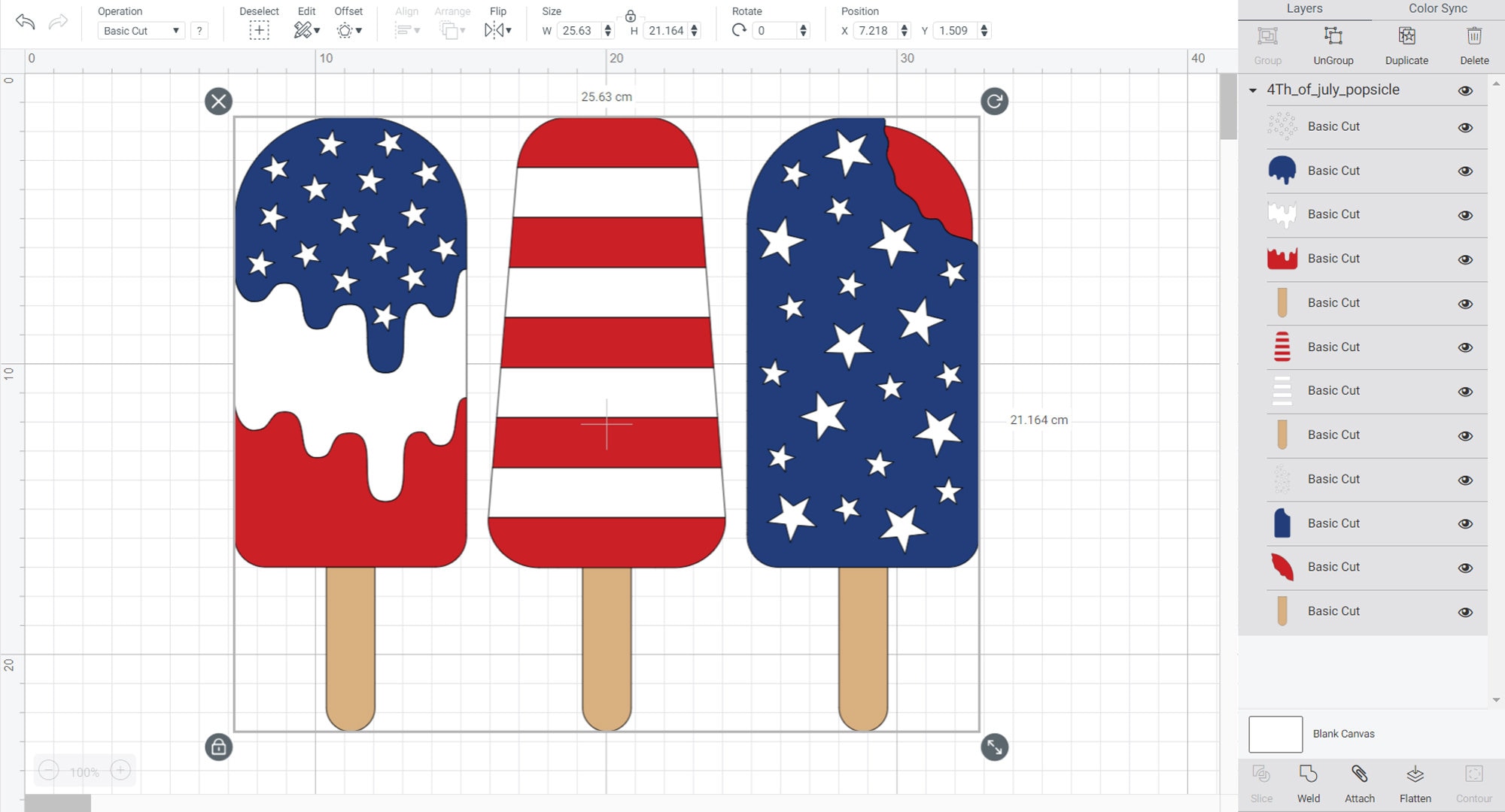 Popsicle American Flag SVG, Patriotic 4th of July Popsicle SVG ...