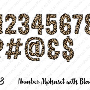 Leopard Print Doodle Letters PNG Bundle, Entire Doodle Alphabet ...
