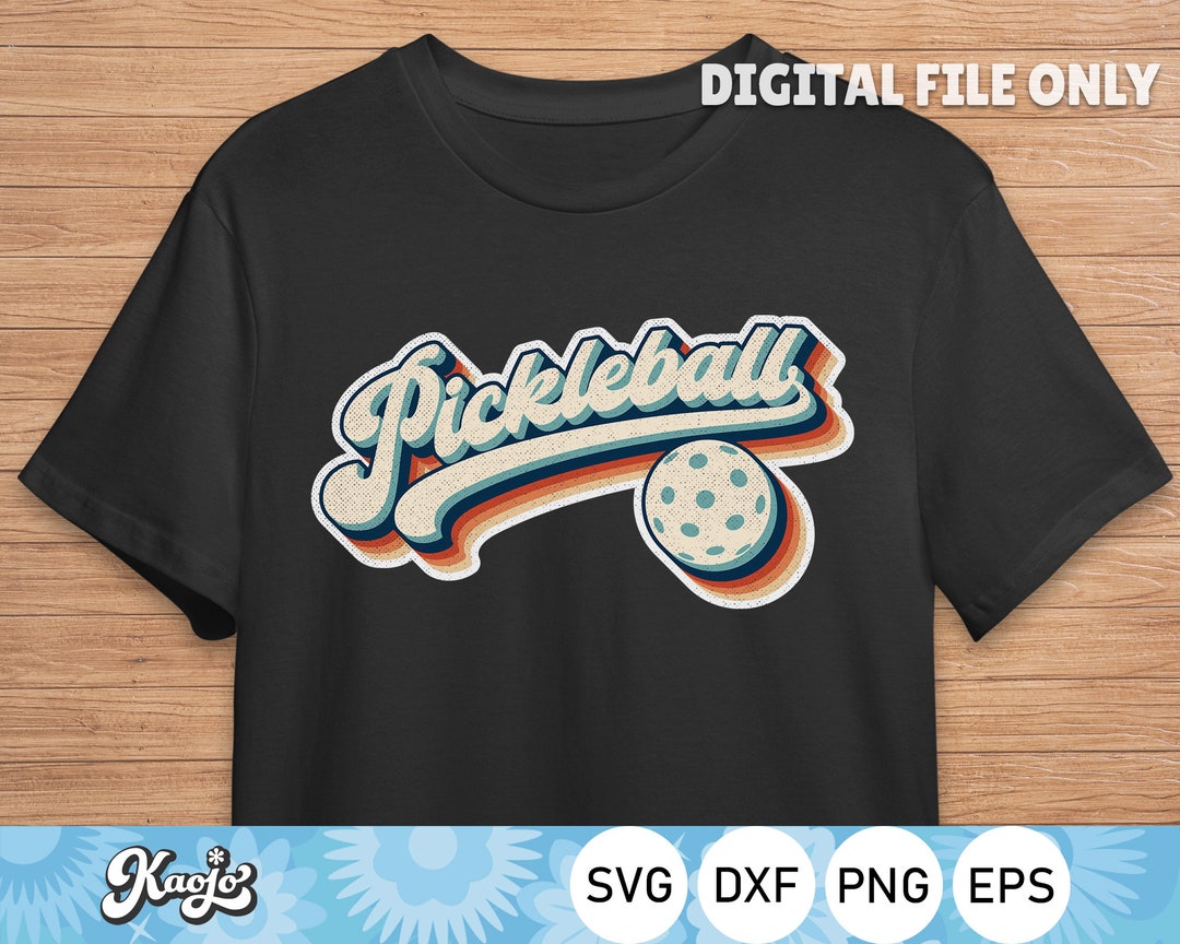 Retro Vintage Pickleballs Svg, Pickleball Throwback Svg, Instant ...