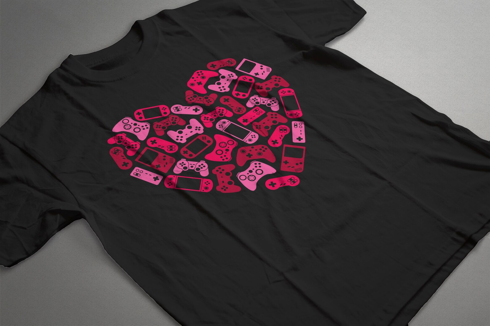 Video Game Heart Valentine's Day Svg, Console Game Controller Heart Svg ...