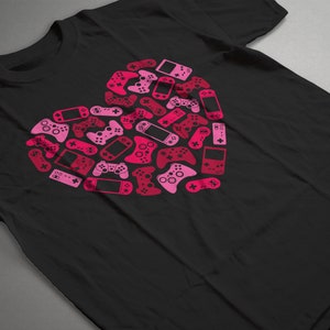 Video Game Heart Valentine's Day Svg, Console Game Controller Heart Svg ...