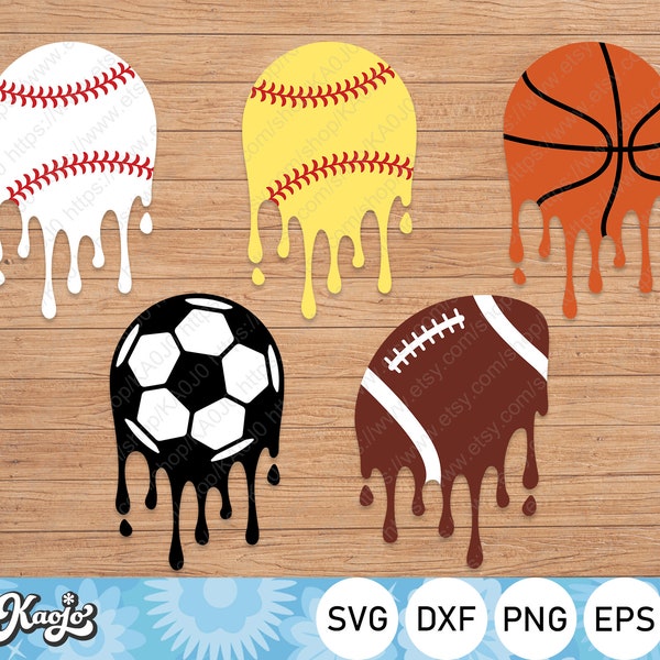 Dripping Soccer Ball Svg - Etsy
