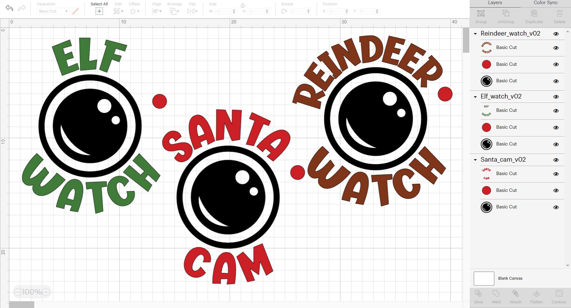 Santa Cam Bundle Svg Elf Watch Svg Reindeer Watch Svg - Etsy