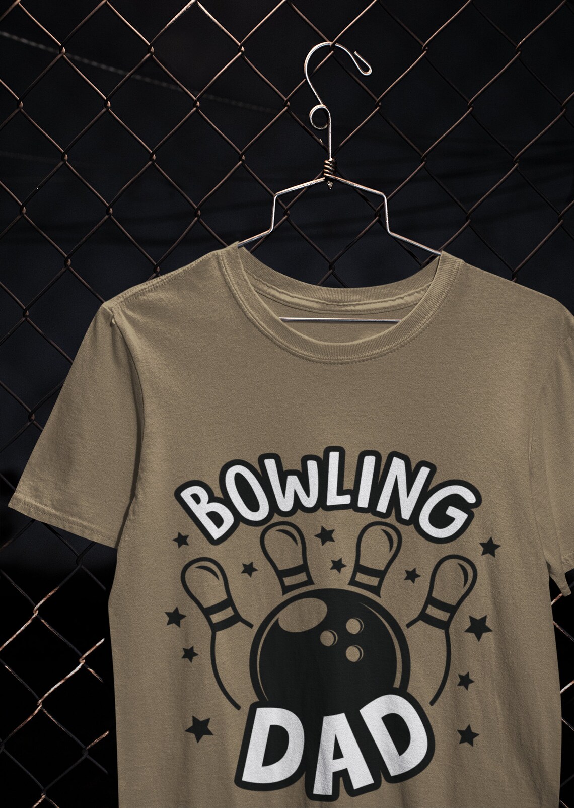 Bowling Dad SVG, Cute Bowling Papa SVG, Gift for Bowling Lover SVG ...