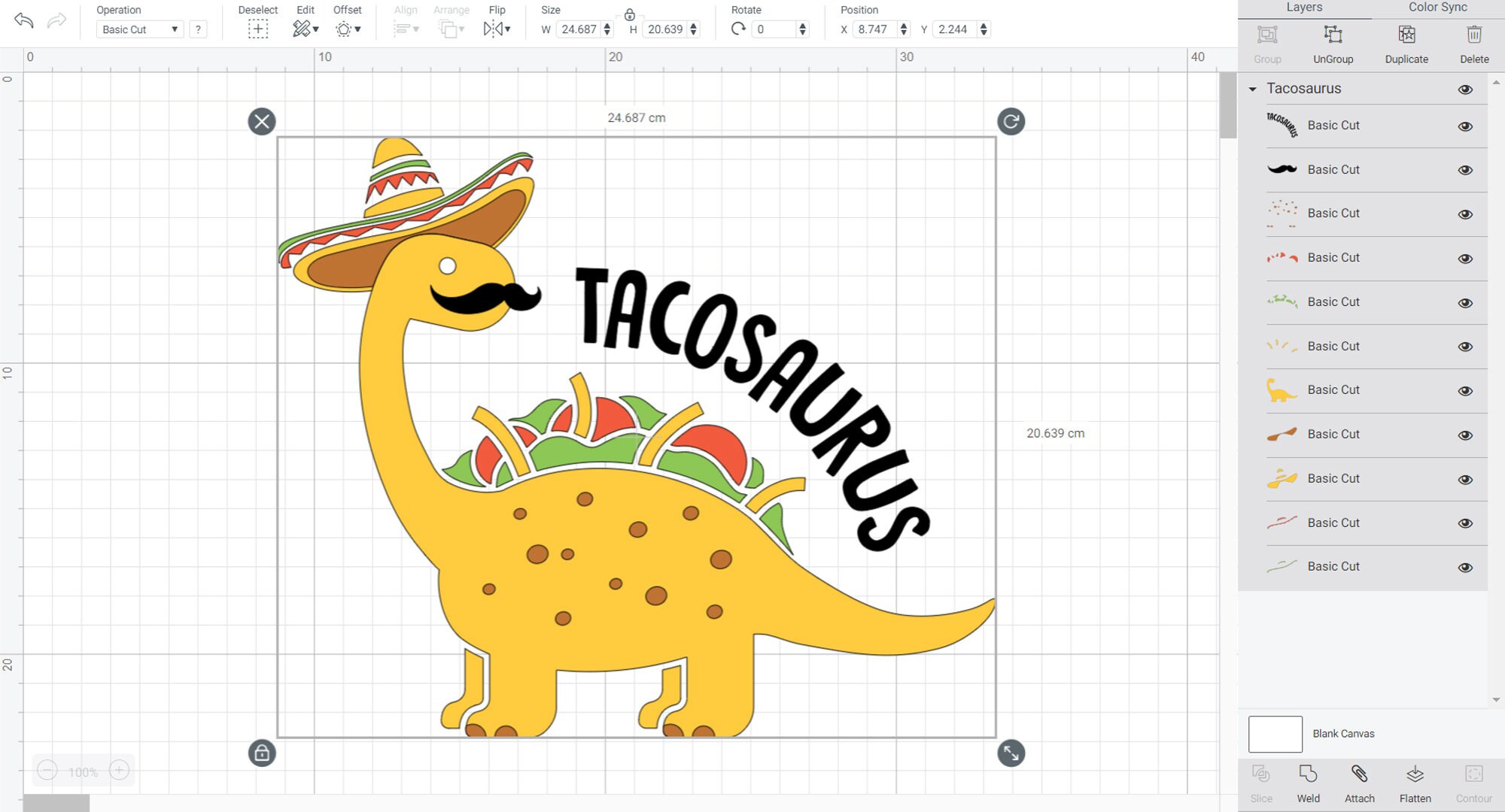 Tacosaurus SVG Funny Dinosaur SVG Tacos Lover SVG Instant - Etsy