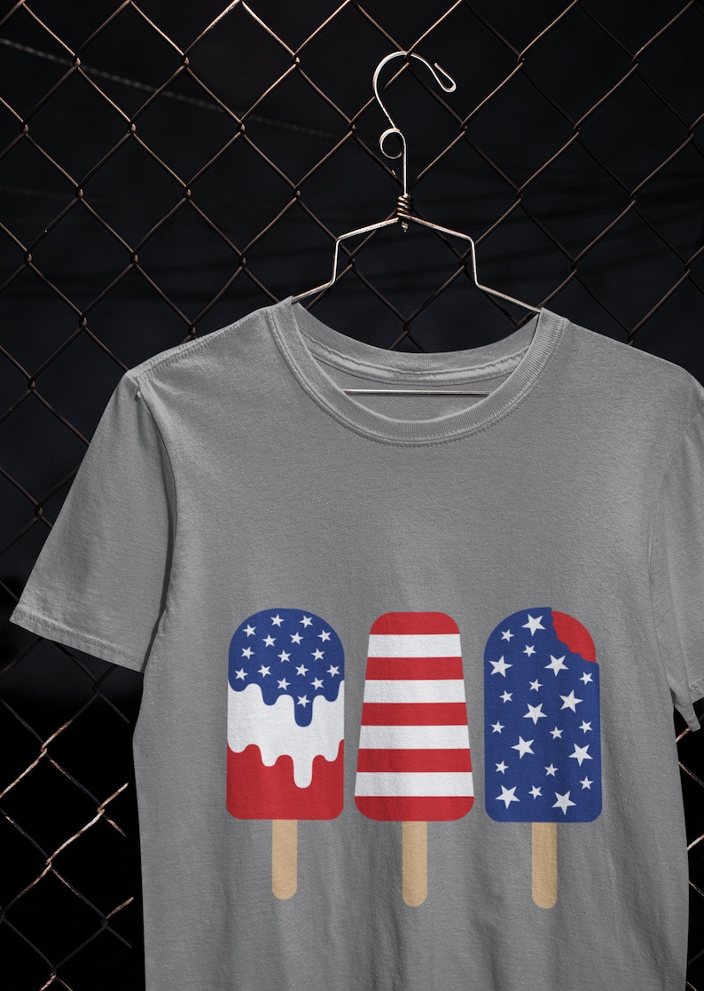 Popsicle American Flag SVG Patriotic 4th of July Popsicle | Etsy