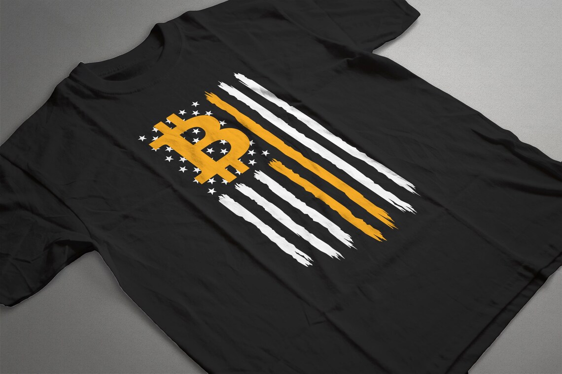 Bitcoin USA Flag SVG Distressed Bitcoin American Flag Svg - Etsy