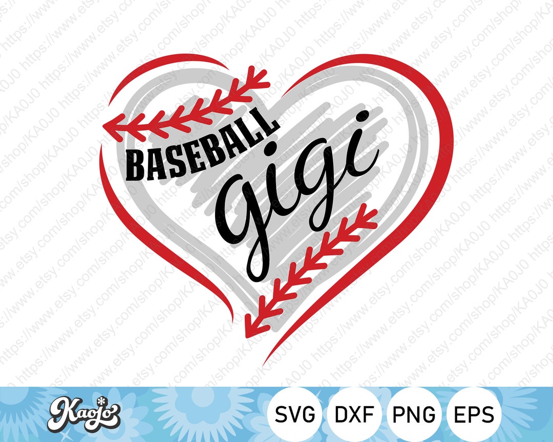 Baseball Gigi SVG, Mother's Day SVG, Baseball Grandma Shirt, Baseball ...