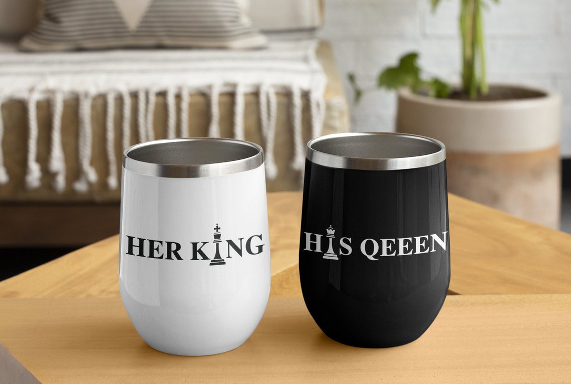 King and Queen SVG Her King and His Queen SVG Husband and - Etsy
