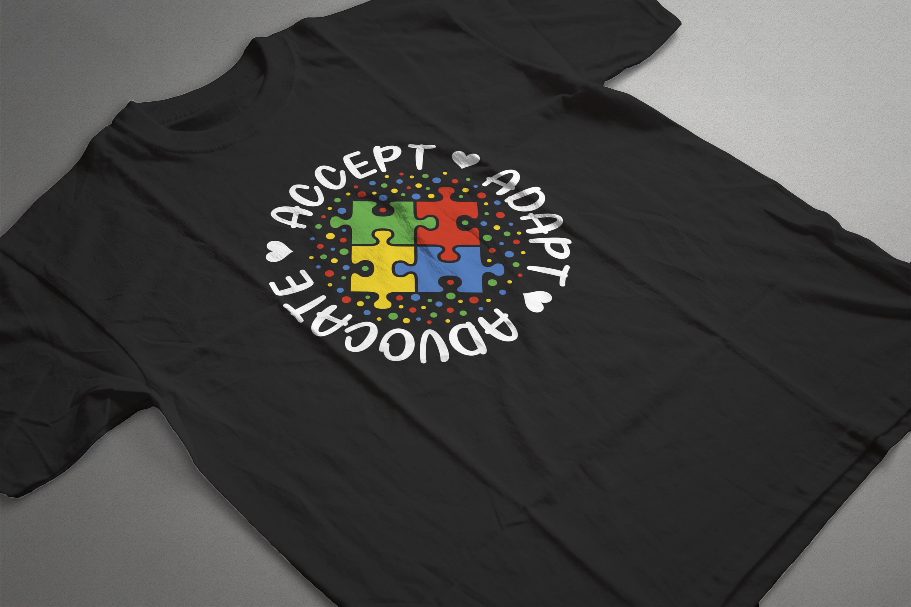 Accept Adapt Advocate SVG Autism Awareness SVG Mental Health | Etsy