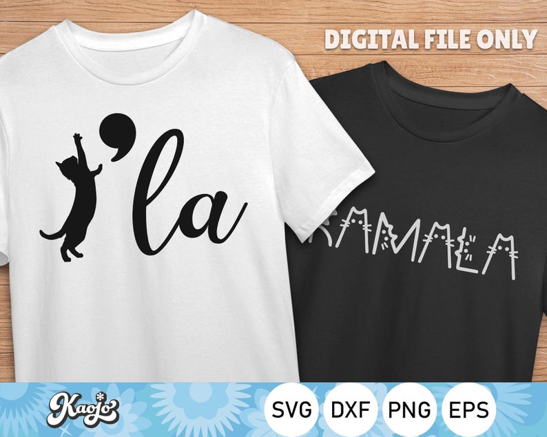 Comma La Bundle Svg, Cat Kamala Svg, Kamala Harris Png, Childless Cat ...