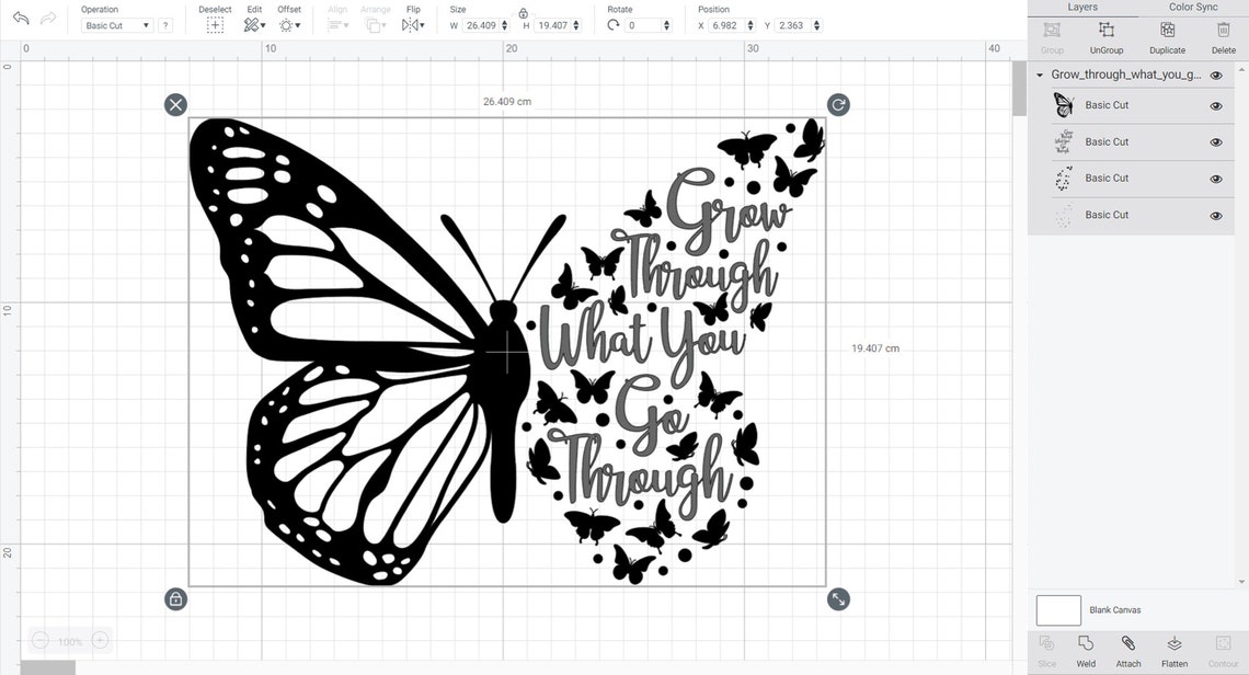 Grow Through What You Go Through SVG Inspirational Teacher - Etsy