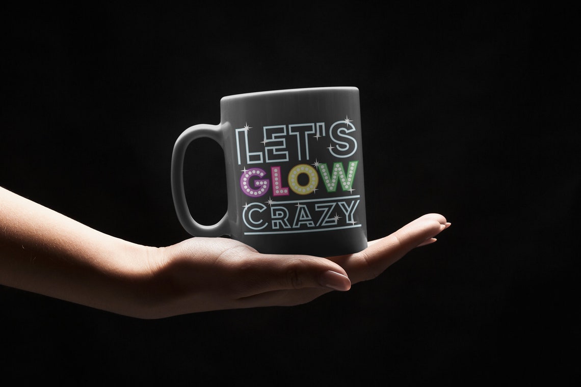 Let's Glow Crazy Svg Glow Birthday Party Svg Neon Party | Etsy