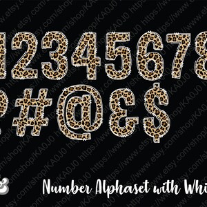Leopard Print Doodle Letters PNG Bundle, Entire Doodle Alphabet ...