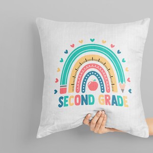 Second Grade Rainbow Svg, First Day of School Svg, Back to School Svg ...