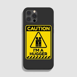 Caution I'm A Hugger Svg, Funny Free Hug Dealer Svg, Sarcastic Warning ...