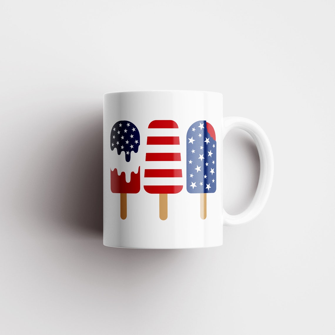 Popsicle American Flag SVG, Patriotic 4th of July Popsicle SVG ...