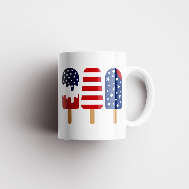Popsicle American Flag SVG Patriotic 4th of July Popsicle | Etsy