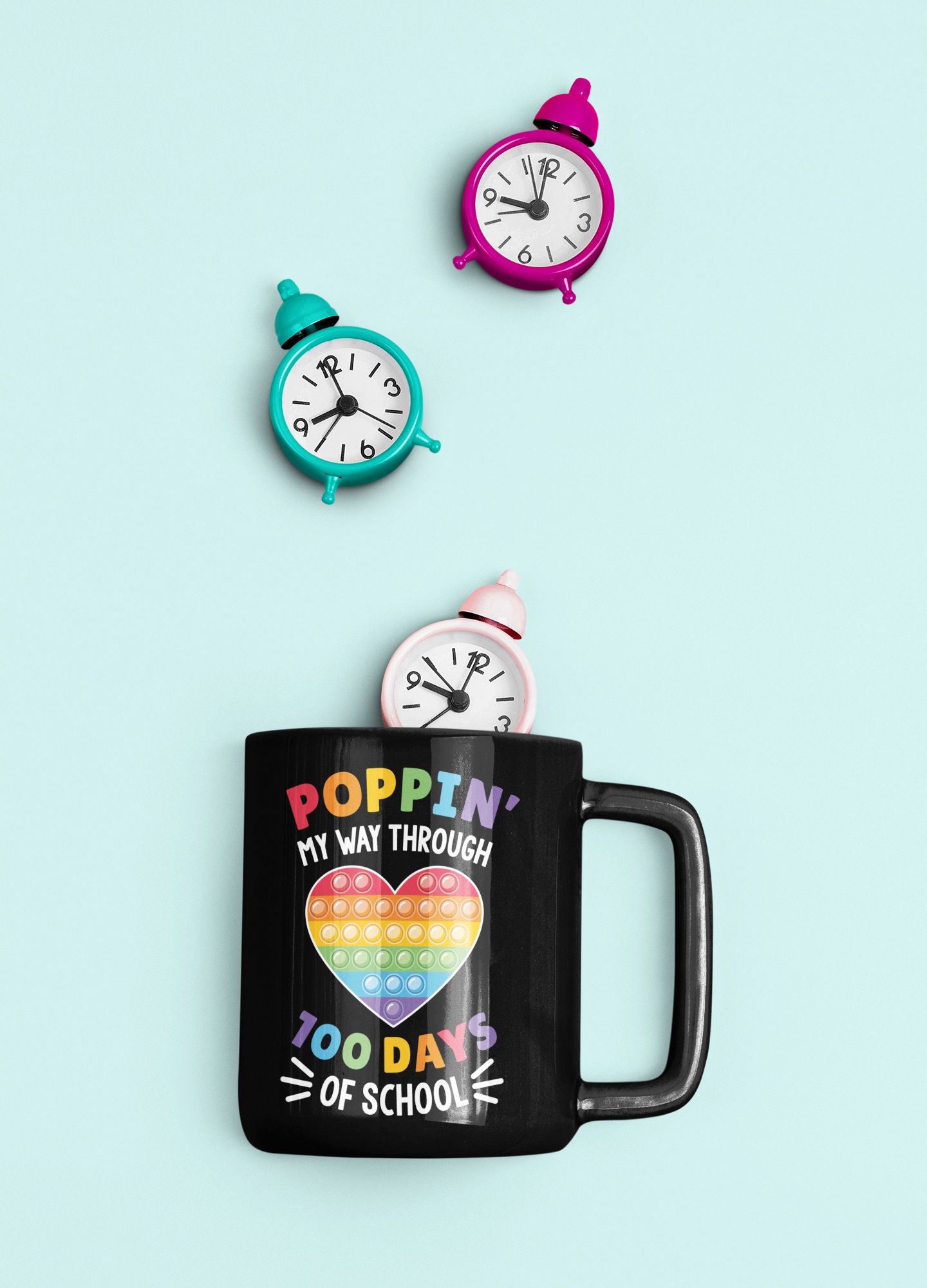 Poppin' My Way Through 100 Days of School Svg 100th Day - Etsy