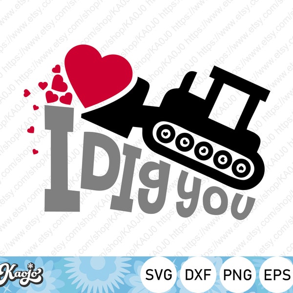 I Dig You Valentine - Etsy