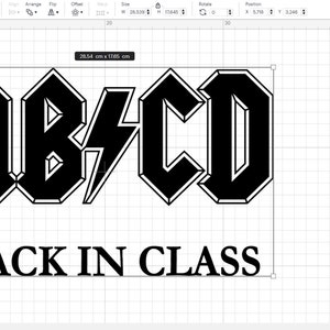 ABCD Back in Class Svg, Back to School Svg, Pencil Lightening Bolt Svg ...