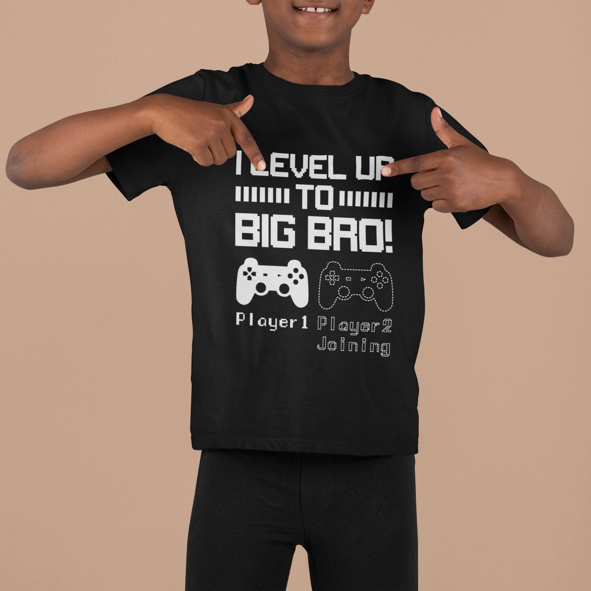 I Level up to Big Bro Svg Promoted to Big Brother Svg | Etsy