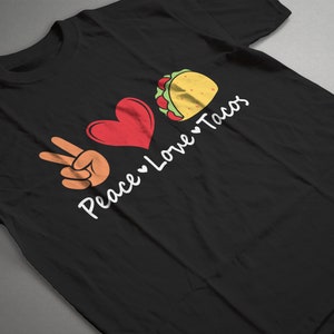 Peace Love Tacos SVG, Cinco De Mayo SVG, Tacos Lover SVG, Instant Download, Svg, Dxf, Png, Eps ...