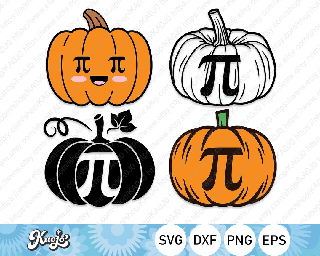 Pumpkin Pi Svg Bundle, Funny Math Pumpkin Pie Halloween Svg ...