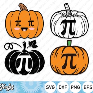 Pumpkin Pi Svg Bundle, Funny Math Pumpkin Pie Halloween Svg ...