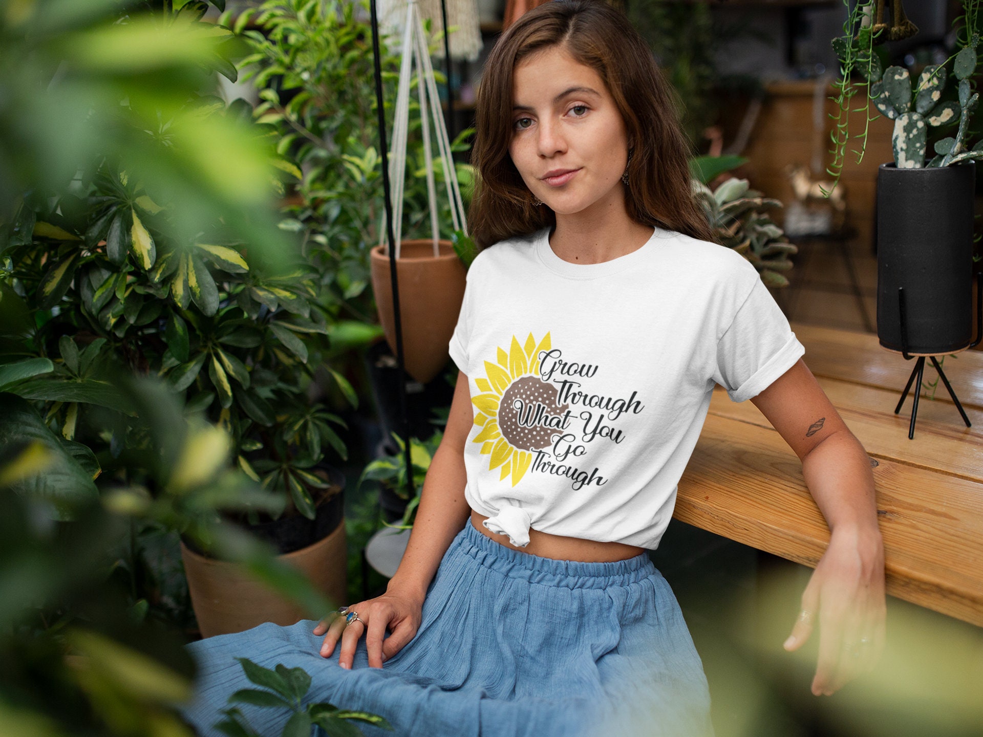 Grow Through What You Go Through SVG Inspirational Teacher - Etsy