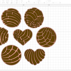 Mexican Conchas SVG Bundle, Pan Dulce SVG, Cafecito Y Chisme SVG ...