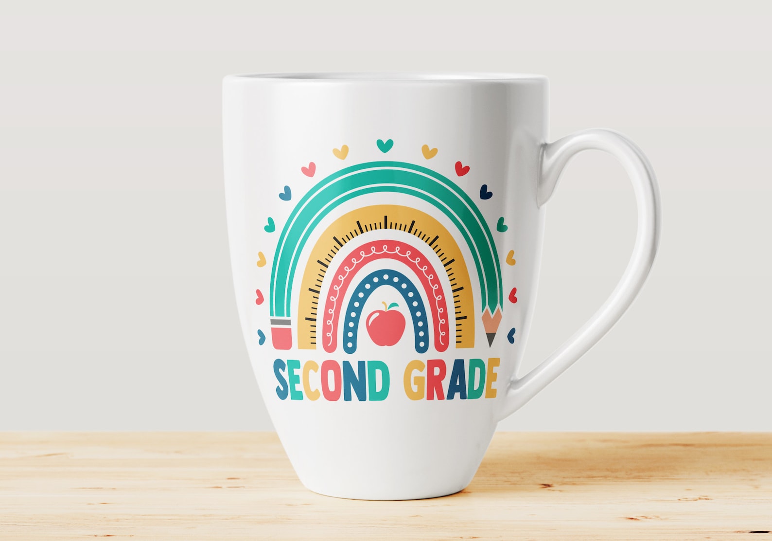 Second Grade Rainbow Svg, First Day of School Svg, Back to School Svg ...