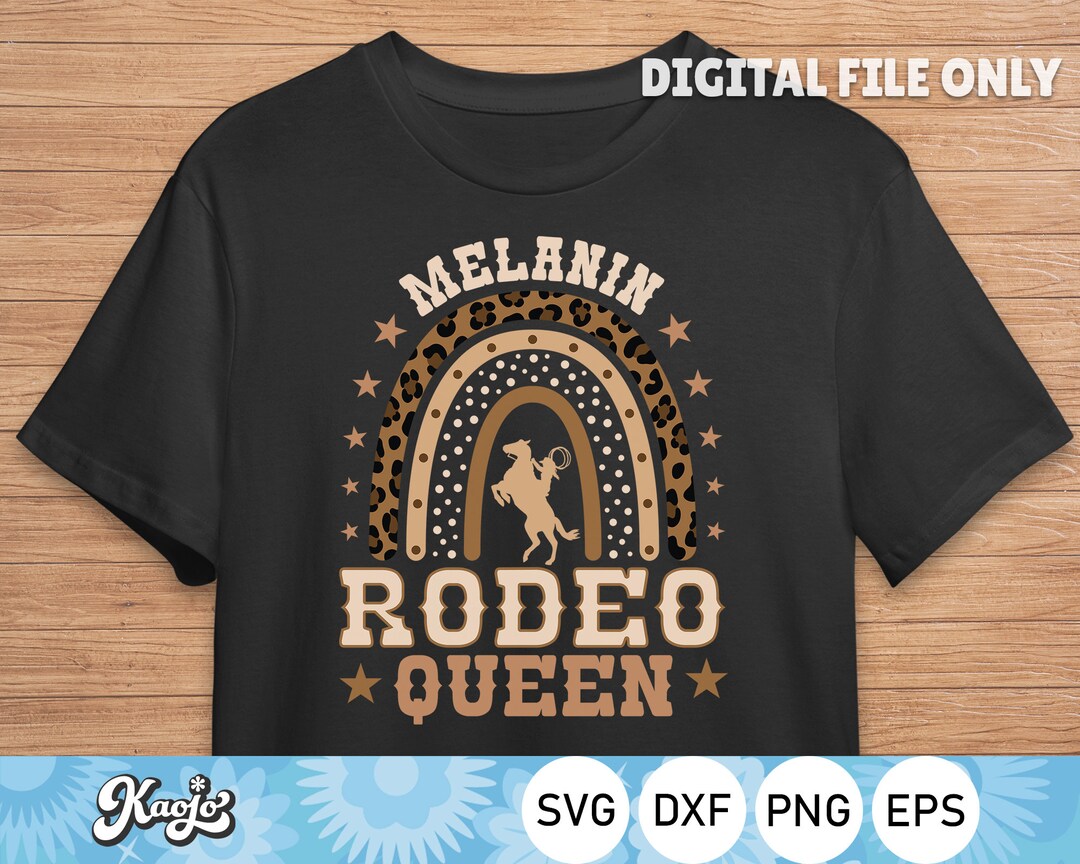 Melanin Rodeo Queen Svg, African American Southern Cowgirl Svg, Western ...