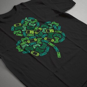 Shamrock Gaming Svg, Video Game Shamrock Svg, St Patrick's Day Gamer ...