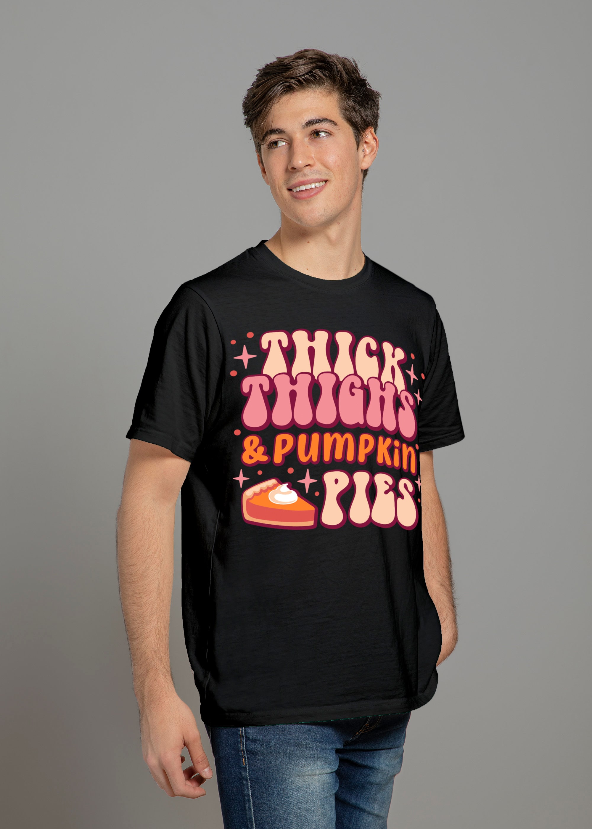 Thick Thighs Pumpkin Pies Svg, Pumpkin Thanksgiving Svg, Fall Autumn ...