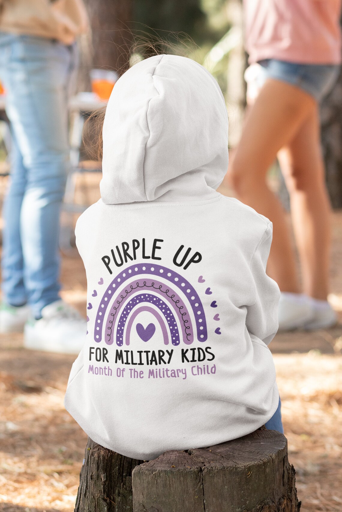 Purple up for Military Kids Svg Month of the Military Child - Etsy