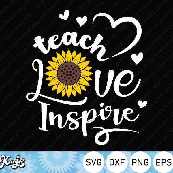 Teach Love Inspire - Etsy