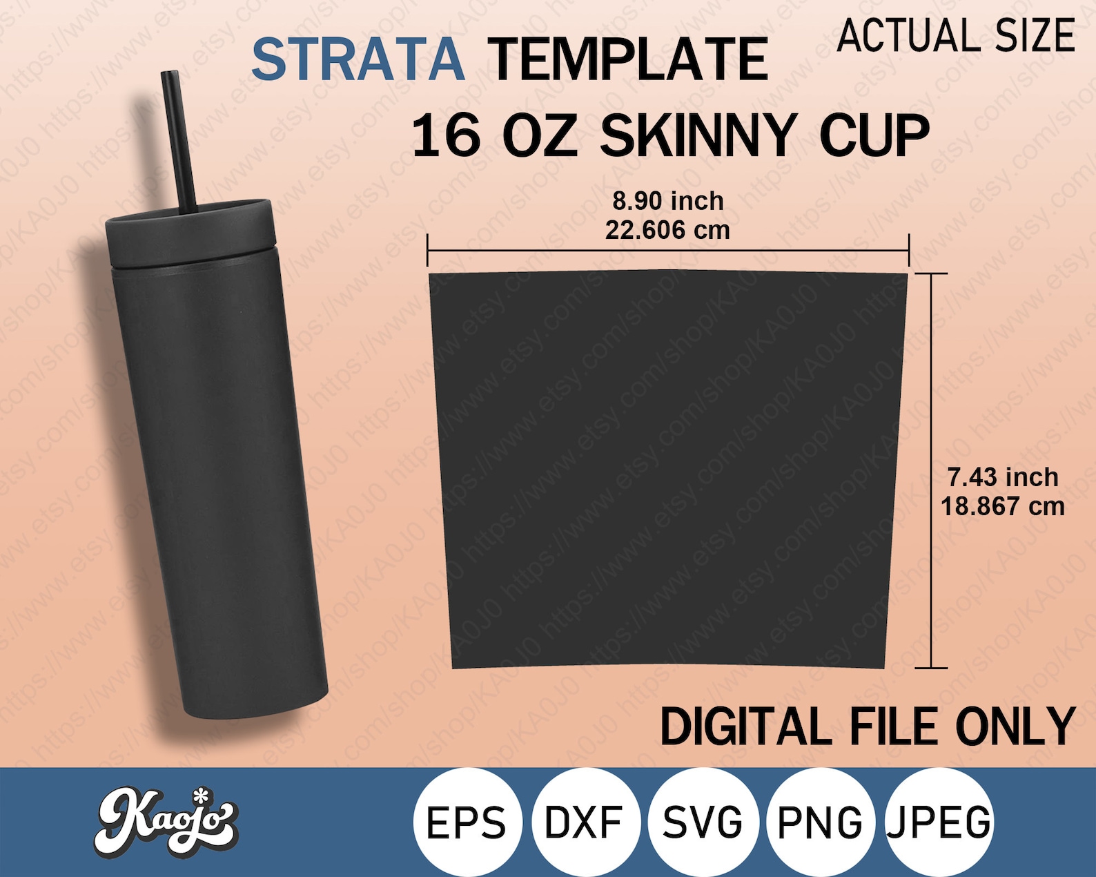 Strata Skinny Cup Templates SVG Strata Tumbler Templates SVG - Etsy Canada