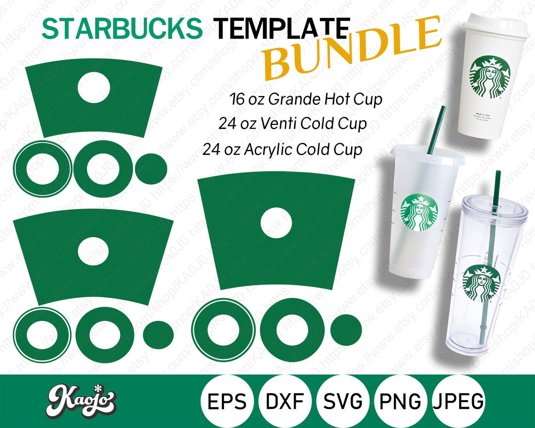 Starbucks Cup Templates SVG, Starbucks Tumbler Templates SVG, Instance ...