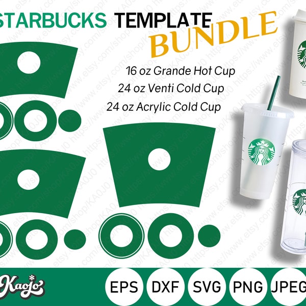 Starbucks Template - Etsy